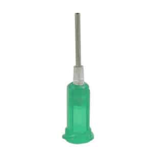 Aluminum Hub Dispensing Tip, 18 Gauge, Green, 12.7mm(1/2″)